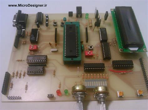 پروژه برد آموزشی میکروکنترلرهای Avr