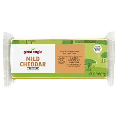 Giant Eagle Cheese Mild Cheddar Fig App