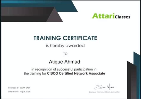 shaikh atique ahmad on linkedin ccna attariclasses networking it careergoals