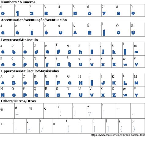 Null Normal Free Font Download Maisfontes