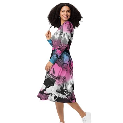 Trans Colors Dress Etsy