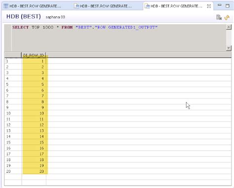 Sap Tech Implementing Row Generation Transform