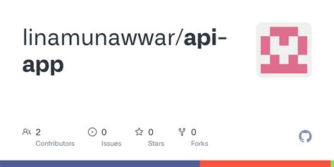 GitHub Linamunawwar Api App