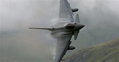 Eurofighter Typhoon Low Pass At The Mach Loop In Wales [1600x1067