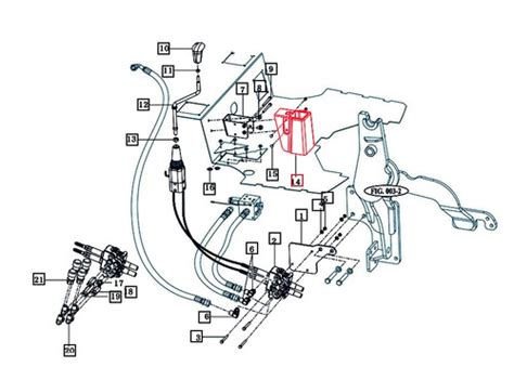 joystick handle and knob for ansung mahindra loader ansa7830017