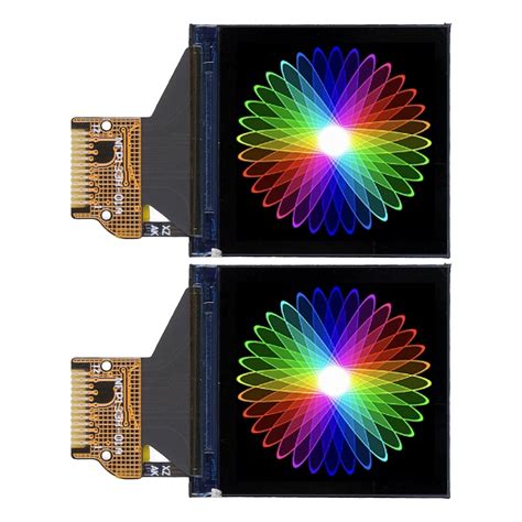 Jwb 2pcs 1 3in Tft Color Screen With Spi Interface 240x240 Ips Display Module St7789v Drive