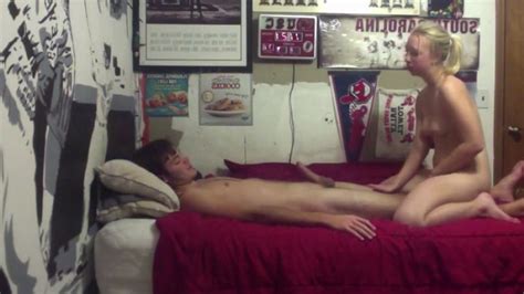 Blonde College Girl Dorm Room Sextape Porn Videos