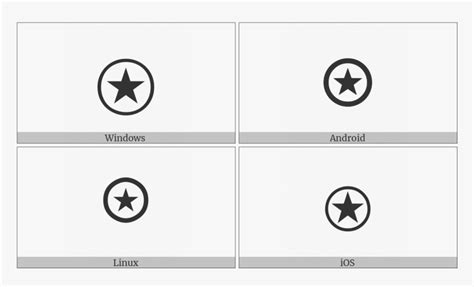 Apl Functional Symbol Circle Star On Various Operating ℗ Symbol Hd