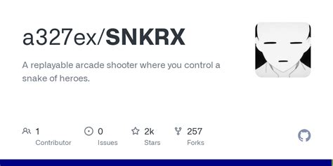 Github A Ex Snkrx A Replayable Arcade Shooter Where You Control A