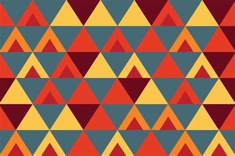 Abstract Geometric Triangle Seamless Pattern 41446533 Vector Art At