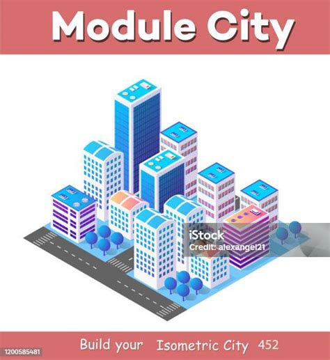 等軸測 3d 模組塊區部分向量圖形及更多交通圖片 交通 信息圖形 商務 Istock