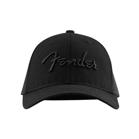 Fender Snap Back Pick Holder Hat Black Music City Canada