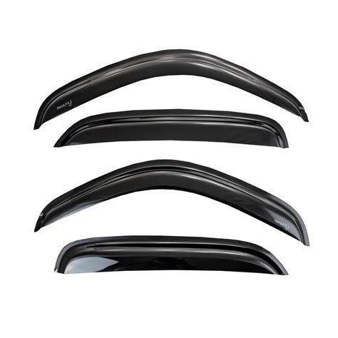 Trail Fx Smoke Side Window Deflector 4304h