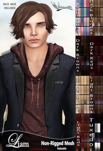 Second Life Marketplace ~damselfly~liam Non Rigged Mesh Big Pack