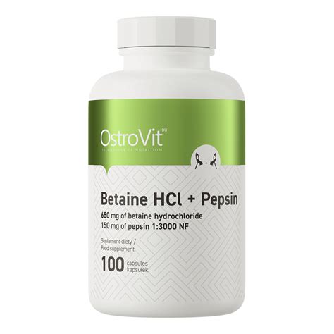 Jual Ostrovit Betaine Hydrochloride Hcl Pepsin 100 Kapsul