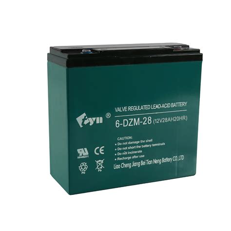6 Dzm 28 Battery Maintenance Free Rechargeable Lead Acid Battery Electric Bikescooter Battery