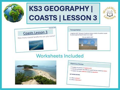 Geography Coasts Lesson 3 Landforms Erosion Deposition And Longshore