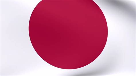Waving Flag Of Japan Animation 3D Render Method 42474355 Stock Video At