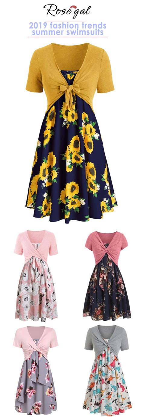 Rosegal Fashion Trends Plus Size Summer Casual Dress Outfits Casual