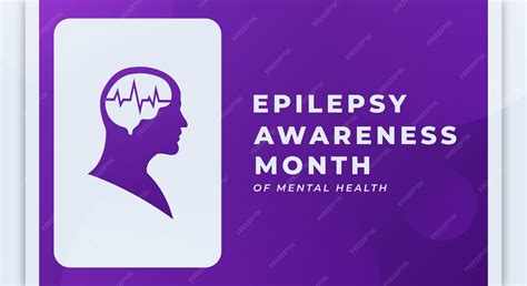 Premium Vector Epilepsy Awareness Month Celebration Design Illustration For Background Poster