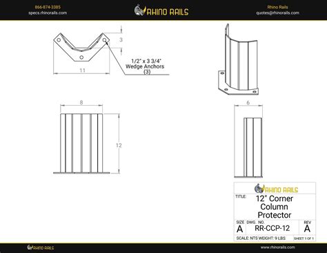 Rr Ccp12 Installation And Specs Guide Rhino Rails