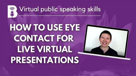 Breakthrough Public Speaking On Linkedin How To Use Eye Contact For