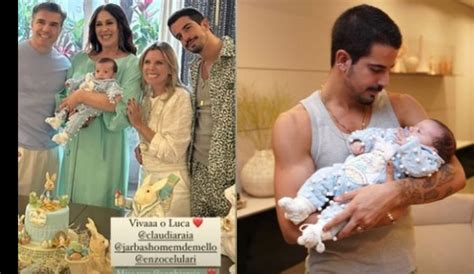 Claudia Raia faz festinha temática para celebrar dois meses de Luca