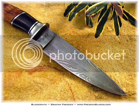 Feather Pattern Bird And Trout Knife