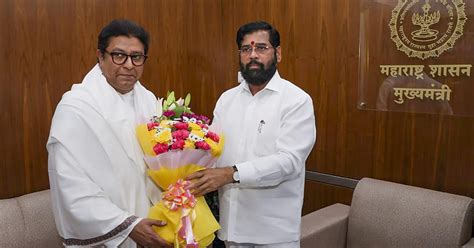 एकनाथ शिंदे राज ठाकरे एकत्र येणार मनसे नेत्याच्या विधानानं चर्चेला