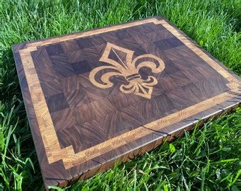 Fleur De Lis Cutting Board Etsy