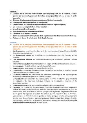 Module 2 Stades de développement sexuel enfance et adolescence Peuvent se produire sans