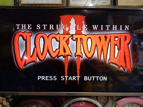 Ps1 Game The Struggle Within Clock Tower Ii Video Gaming Video Games