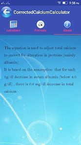 Corrected Calcium Calculator Apps On Google Play