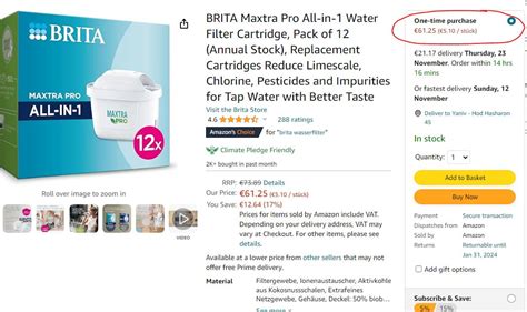 6 פילטרים BRITA MAXTRA PRO במחיר מעולה - אתר AliBuy