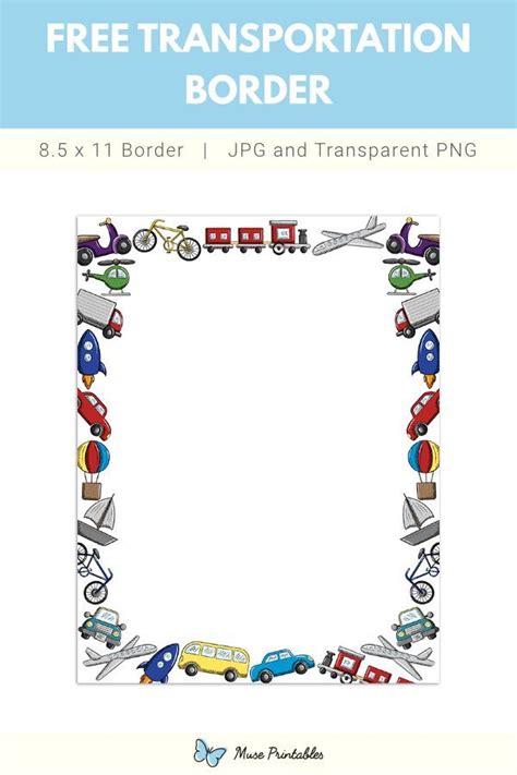Transportation Clipart Border