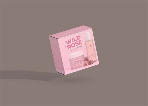 Rose Packaging Box Mockup