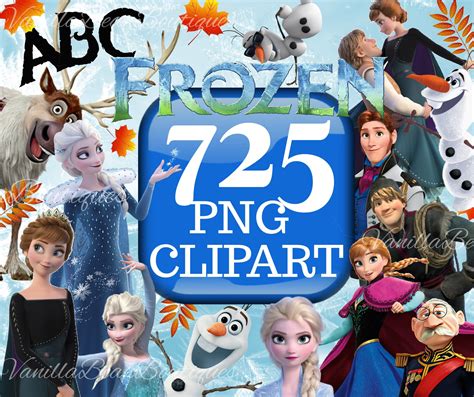 Frozen PNG Frozen Clipart Elsa Clipart Frozen Clipart Etsy España
