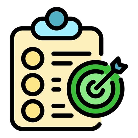 Premium Vector Assignment Target Icon Outline Assignment Target