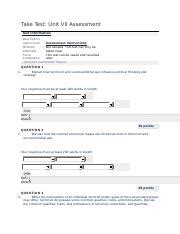 Unit VII Assessment Docx Take Test Unit VII Assessment Test Information Description