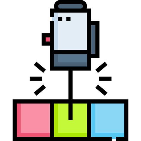Color Sensor Detailed Straight Lineal Color Icon