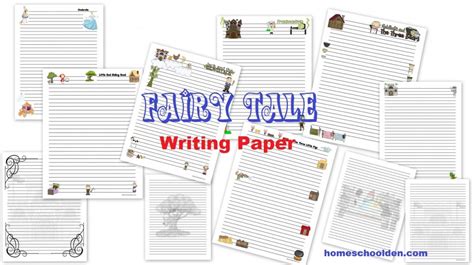 Writing Workshop Fairy Tale Writing Paper Homeschool Den