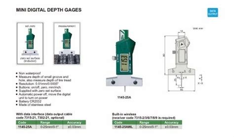Insize Mm Tire Depth Gauge A At Piece In Ahmedabad ID