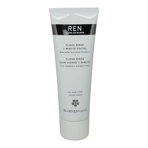 Ren Skincare Flash Rinse 1 Minute Facial 2 5 Oz