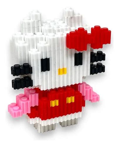Set Blocks Armables Hello Kitty Mini Bloques De Construcion Meses Sin