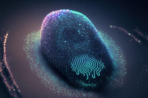 Premium Ai Image 3d Illustration Fingerprint Scan Provides Security Access With Biometrics