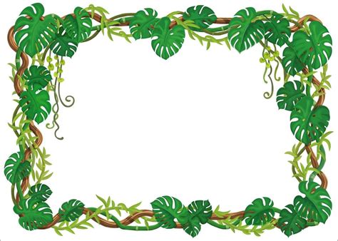 Jungle Border Vector Art Icons And Graphics For Free Download