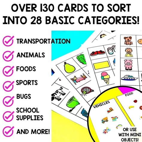 Categories Speech Therapy Activities Sorting Objects Into Categories