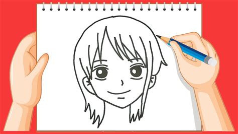 How To Draw Nami From One Piece Easy Step By Step Youtube