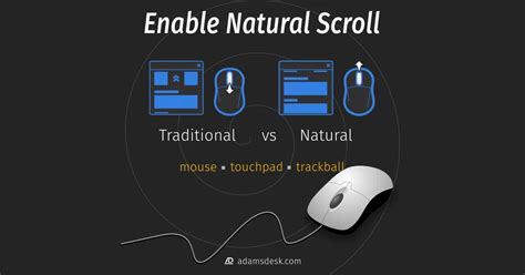 Enable Natural Scrolling Using A Mouse Or Touchpad Adamsdesk