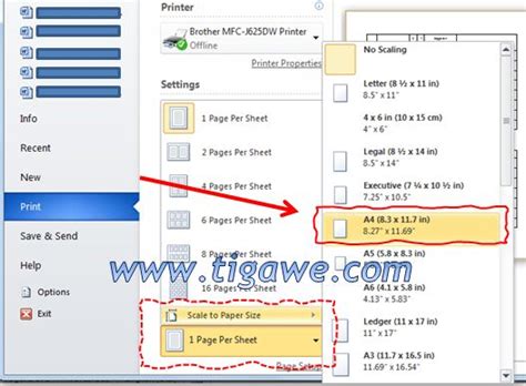Cara Print Gambar Full Kertas A 4 Di Word 2016 Delinewstv